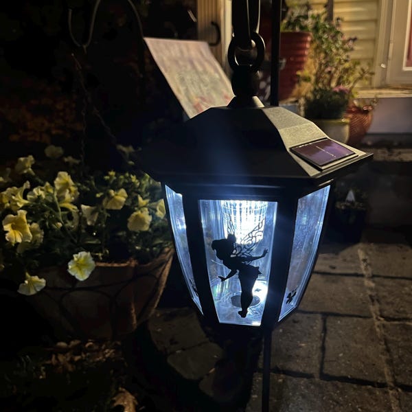 Disney Themed Tinkerbell Outdoor Solar Lantern - Style 1 - Etsy