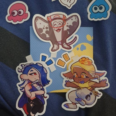 Splatoon 3 Deep Cut Stickers Vinyl Matte Glossy & - Etsy