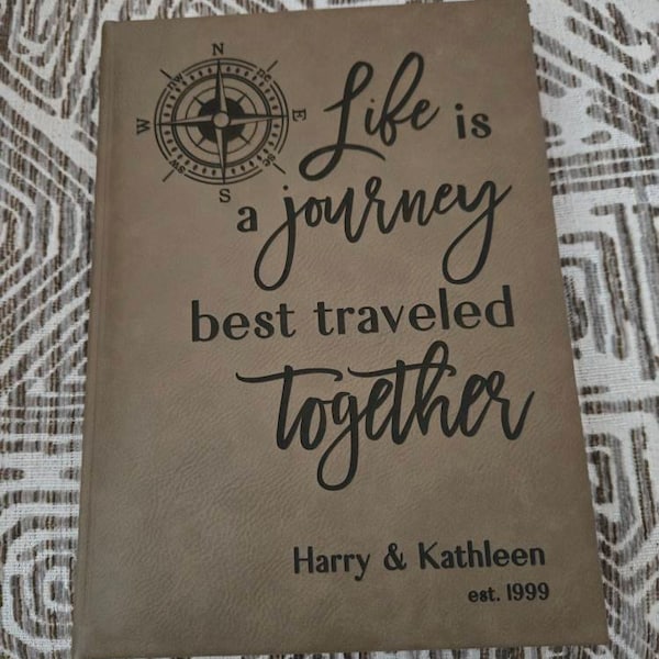 Our Wedding Notes Custom Couple Notebook Personalized Wedding Journal ...