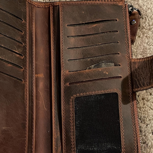 Crossbody Phone Wallet, Chic Leather Wallet for Women With Phone ...