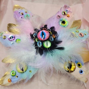 Biblically Accurate Angel Goth Baby Tree Topper, Dark Seraphim ...