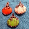 TUTORIAL Pumpkin Halloween Wire Wrapped Tutorial Pendant - Etsy Canada