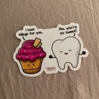 Pickle Tooth Sticker Dill Pickle Sticker Pickle Teeth - Etsy