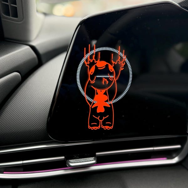 Scratching Stitch Vinyl Decal/sticker - Etsy