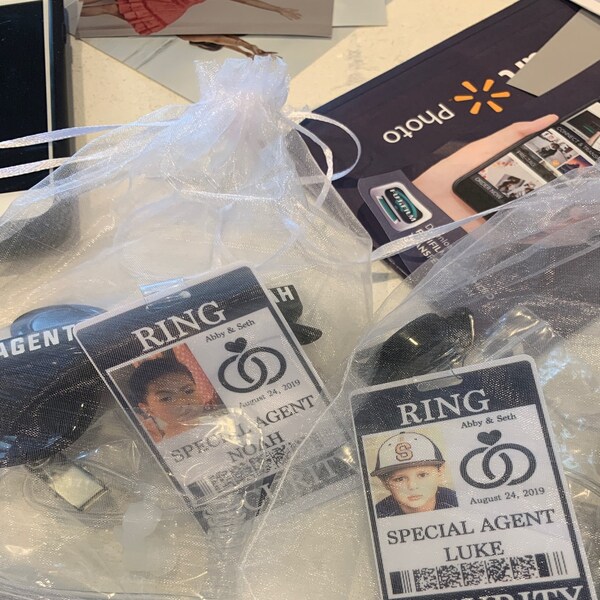 Ring Security ID Badge Set With Sunglasses and Add-on Items - Wedding ...