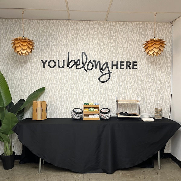 You Belong Here Sign, Classroom Quotes, Motivation Wall Decor, Home ...