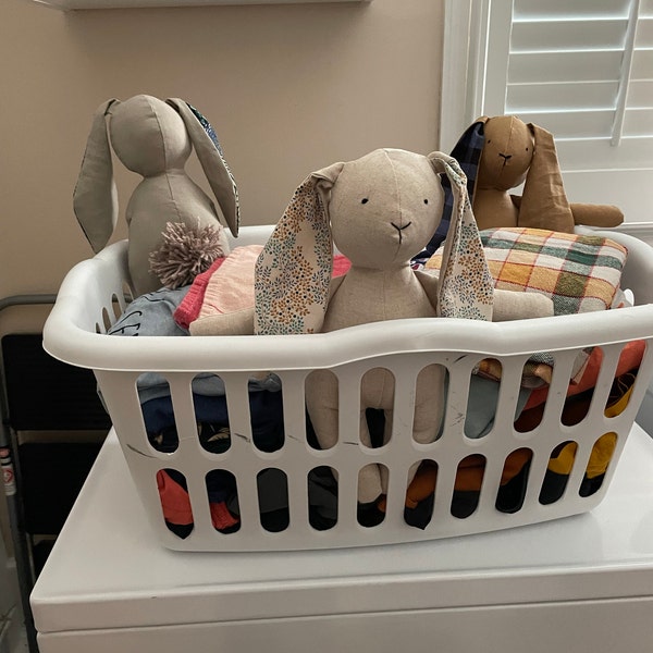 Bunny Doll PDF | Basic Rabbit Sewing Pattern | Basic Bunny Pattern ...