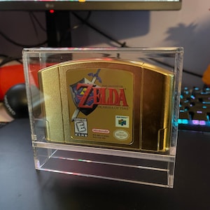 Bitlounger Nintendo 64 Game Box Cartvault Acrylic N64 Cartridge Storage ...