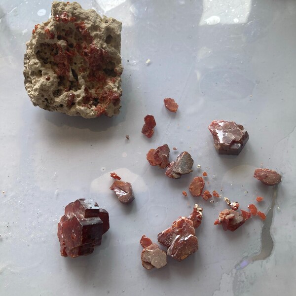 1972 Collection, Amazing Stacking Calcite Crystals on Quartz From ...