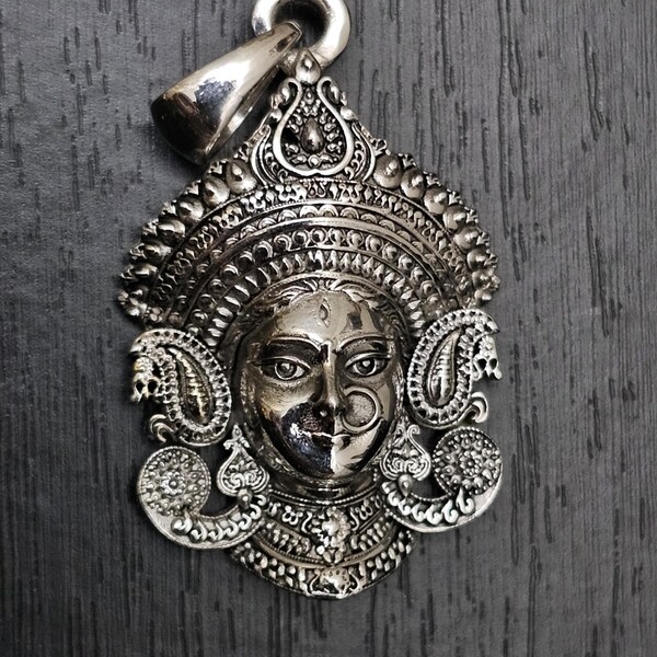 925 Silver Hanumanji Gada Pendant | Hindu Religious Jewelry | Lord ...
