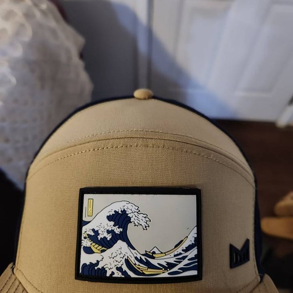 The Great Wave GITD EDC Patch *new Colourway - Etsy