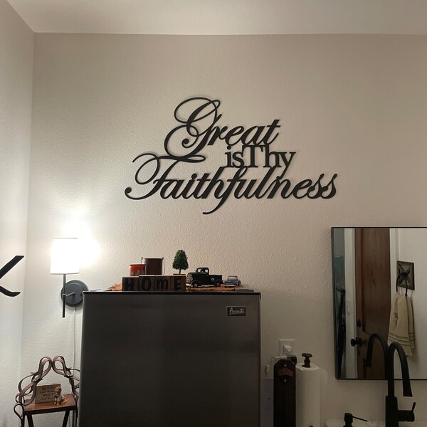 Be Still Metal Sign / Psalm 46:10 Metal Scripture Wall Art / Christian ...