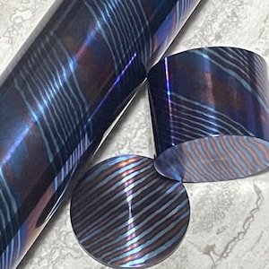 Titanium Damascus 2 Alloy Round Rod Bar 1 25mm | Etsy