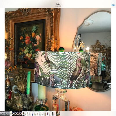 Asian Lamp Finials Chinese Calligraphy Symbols on Brass Hardware A ...