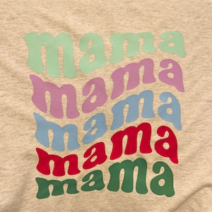Mama SVG Mom SVG Retro Svg Groovy Svg Mother's Day - Etsy