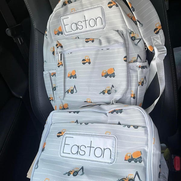 Personalized Backpack, Kids Backpack, Lunch Bag, Matching Backpack ...