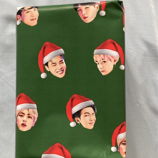BTS Jungkook Wrapping Paper BTS Jungkook Gift Wrap BTS Birthday Gift ...