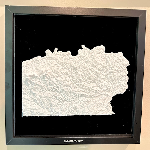 Maine 3D Topographic Map | 3D State Map of Maine Wall Art | 3D Printed ...
