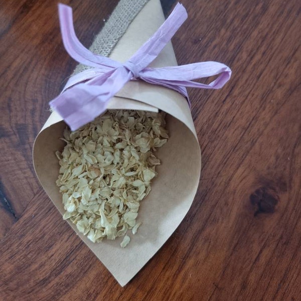 Wedding Confetti Cones Bundle - Dried Flower Confetti - Biodegradable ...