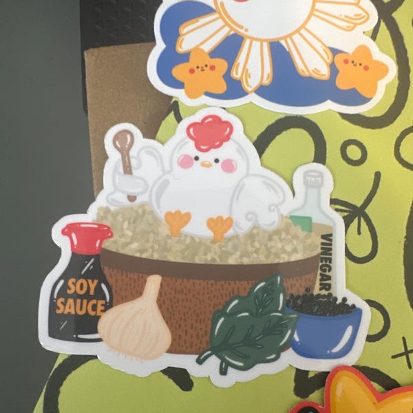 Chon-chon the Lechon | Filipino Sticker | Glossy Sticker | Water ...