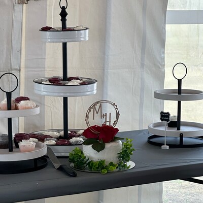 Silver Wedding Cake Topper Personalized Wreath Wedding Cake - Etsy