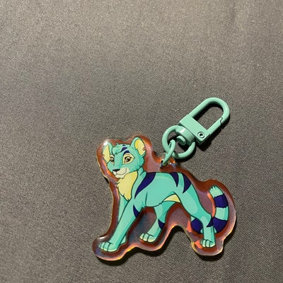 Kougra Neopets Holographic Acrylic Charm Keychain - Etsy