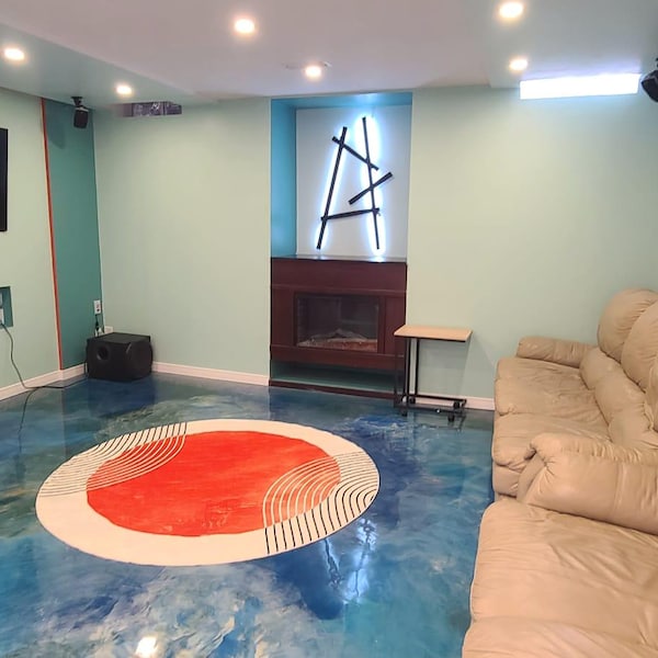 Rose Dark Floor Art, Flowers Pattern Carpets, Gothic Area Rug, Floral ...