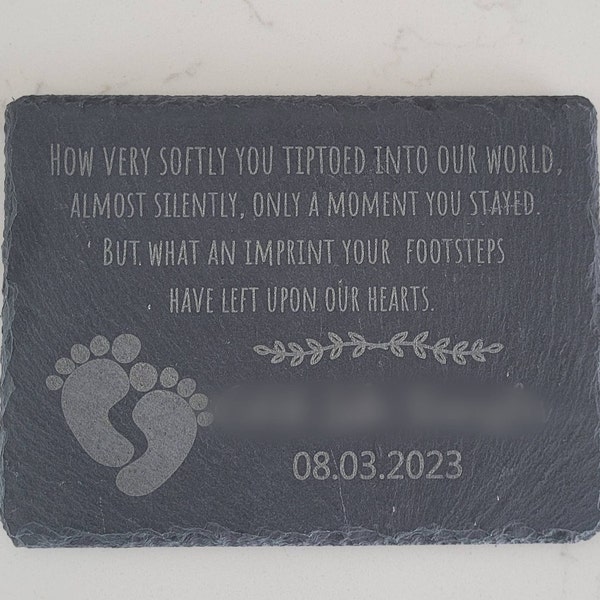 Personalized Memorial Stone.grave Marker,sympathy Gift.remembrance ...