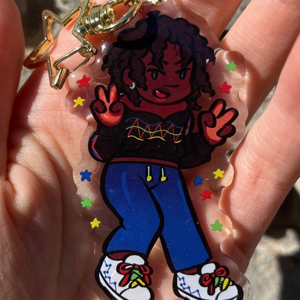 Discreet Pride Bluey Bisexual Transgender Keychain Charms, Bisexual ...