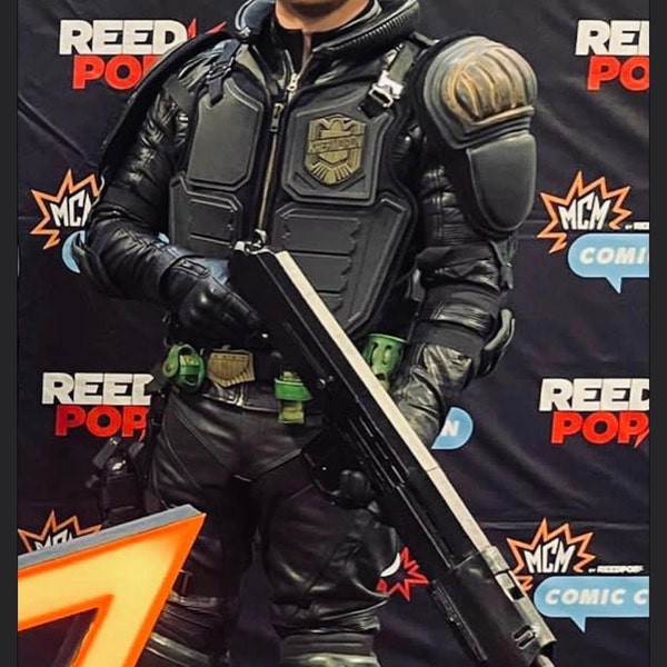 Dredd 3D Judges Leather Belt Kit Set - Etsy