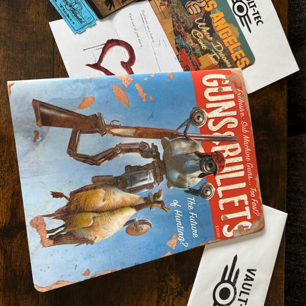 Un-official Handmade Fallout Magazines / Journals / Books - Etsy