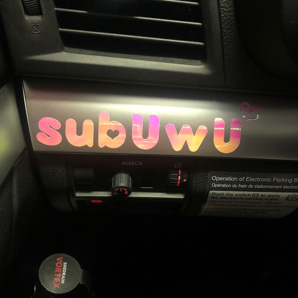 SUBUWU JDM Kawaii Car Decal Vinyl Sticker - Etsy