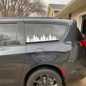 Treeline Vinyl Sticker Decal - Etsy