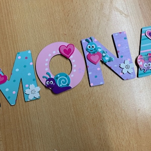 Wooden Letters Door Letters Nursery Letters | Etsy