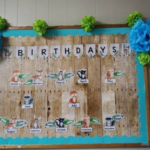 Forest Woodland Editable Banner Set Classroom Decoration - Etsy