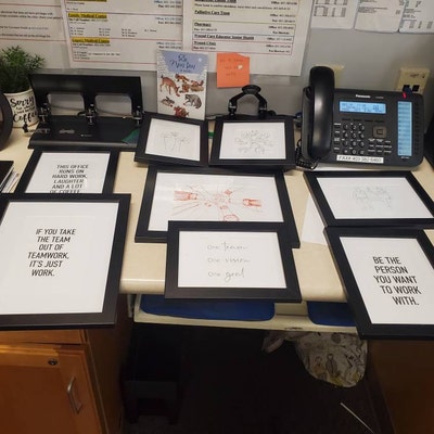 HR Office Decor, Set of 6 PRINTABLES, Human Resources Wall Art, Zoom ...