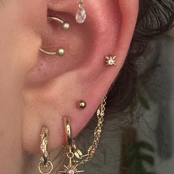 Hidden Helix Chain, Helix Chain, Double Helix Chain, Helix Earring ...