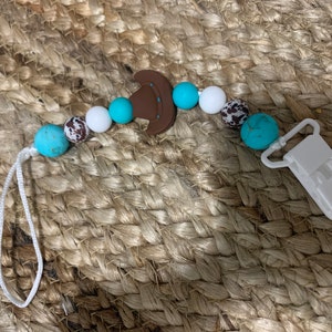 Mushroom Pacifier Clip - Etsy