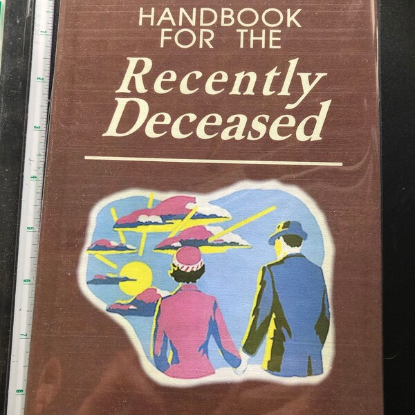 BLANK BOOK Journal - Handbook for the Recently Deceased - / Movie Prop ...