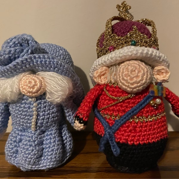 King Charles III Coronation Gnome Crochet Pattern, Charles III and ...
