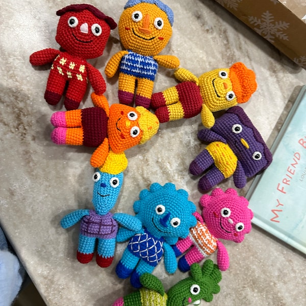 Handmade Super Sımple Songs Set of 9 Dolls Noodle - Etsy