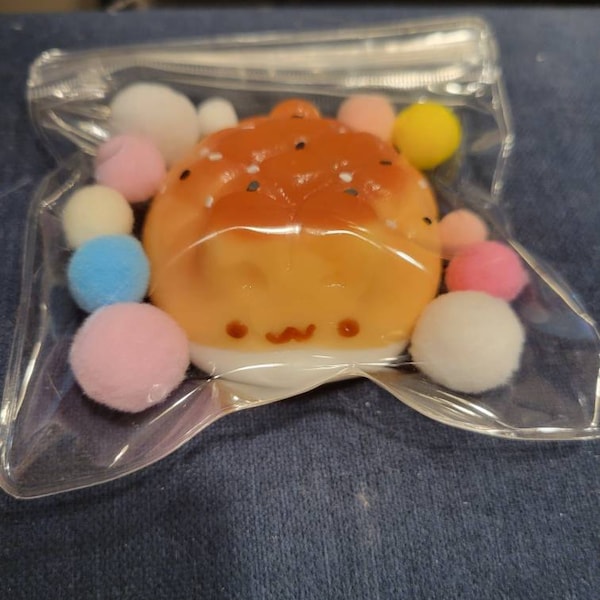 Kitty/lamb Burger Squishy Toy Hand-made Stress Reliever Slime Toy - Etsy