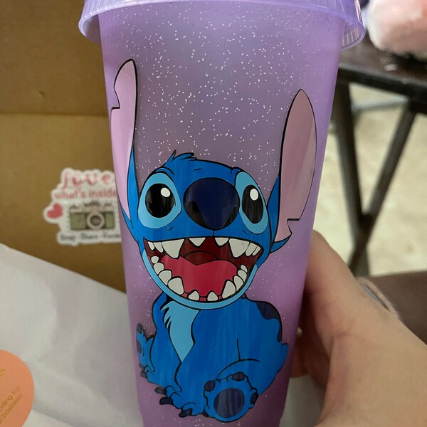 Stitch Inspired Color Changing Cup or Clear Tumbler With Name - Etsy