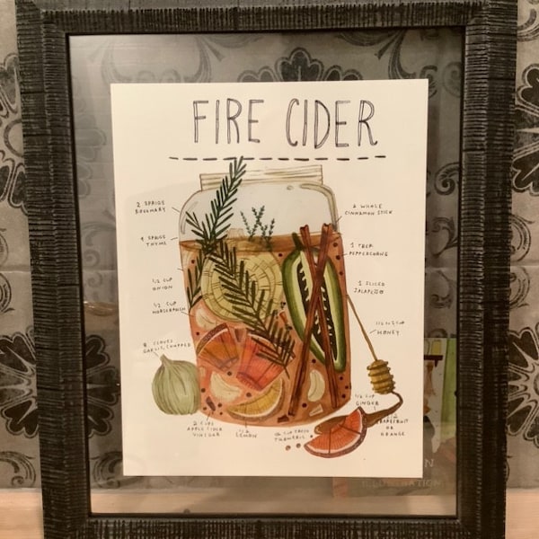 Fire Cider Print - Etsy UK