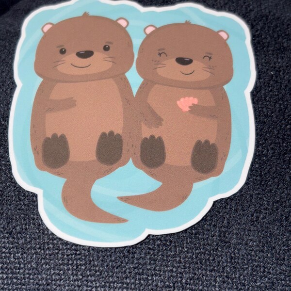 Capybaras Long Vinyl Sticker, Cute Capybara Sticker, Kawaii Decal ...