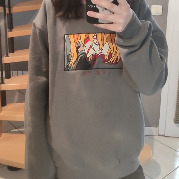 HUMAN V2 Inspired Embroidered Crewneck/hoodie - Etsy