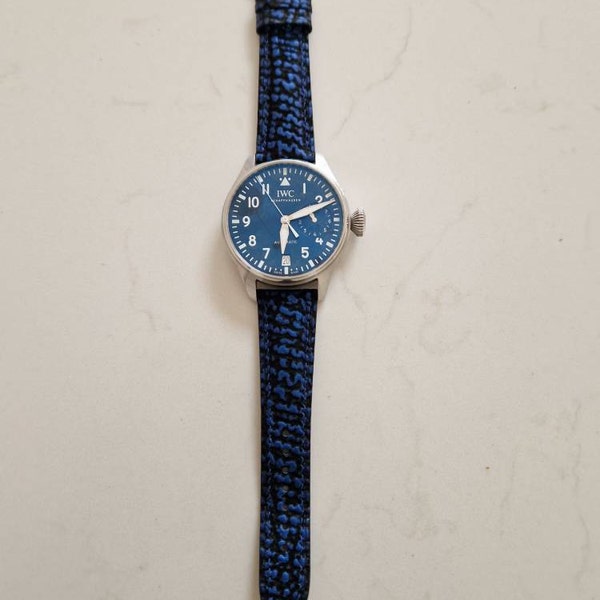 Shark Skin Watch Strap, Shark Skin Watch Strap, Blue Watch Strap, Blue ...