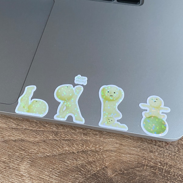 Smiski Moods Sticker Sheet: Holographic & Waterproof Vinyl, Planner ...