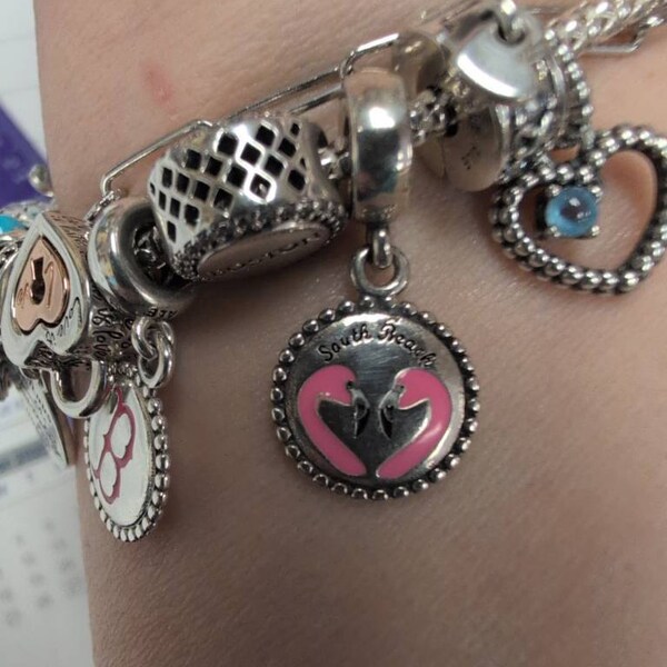 Pandora Rose ™, “ Rose Gold Airplane, Globe & Suitcase Triple ” Dangle ...