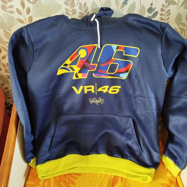 New Sweatshirts Yamaha Valentino Rossi VR46 Hoodie Size. S-3XL 4072SW ...